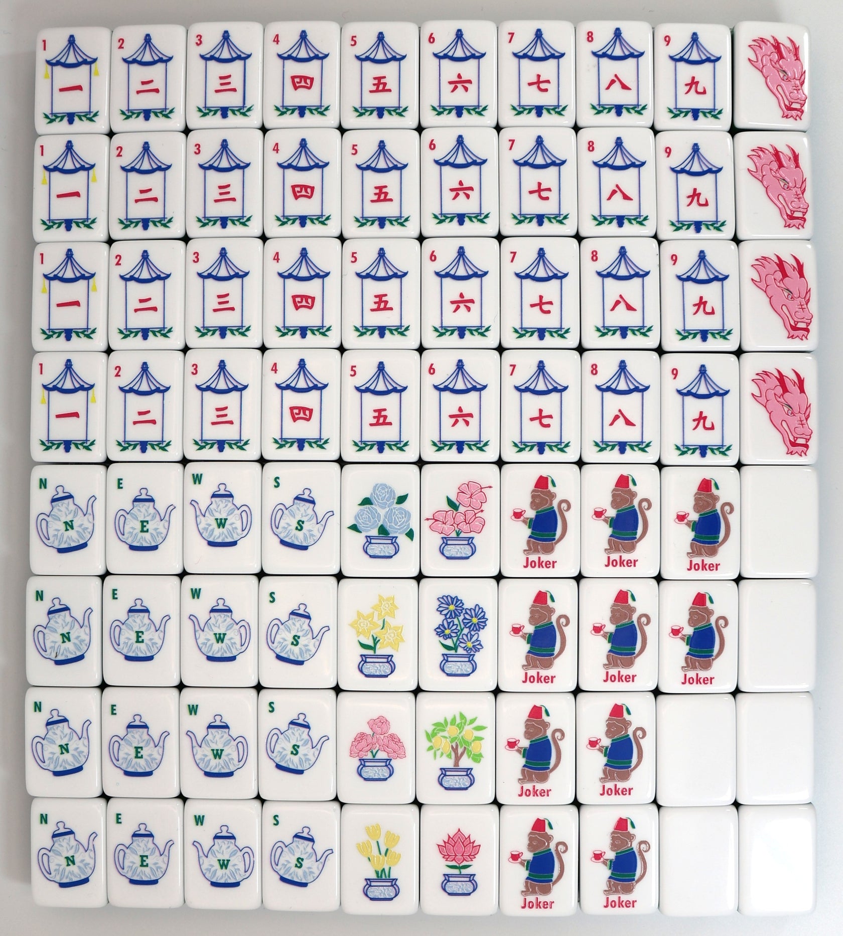 Earl Gray Mahjong Tiles | Spill the Tea Set